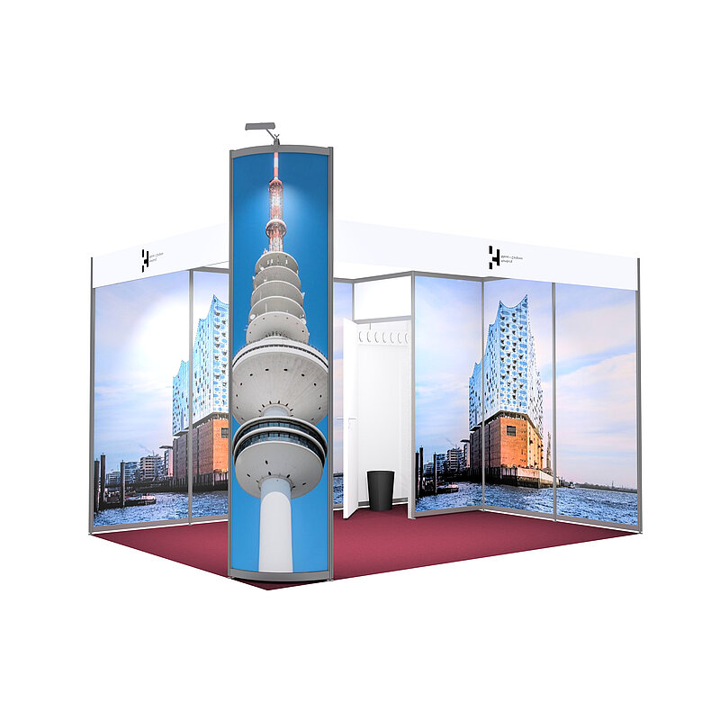 System stands | stand construction packages Lüco - Hamburg Messe und ...