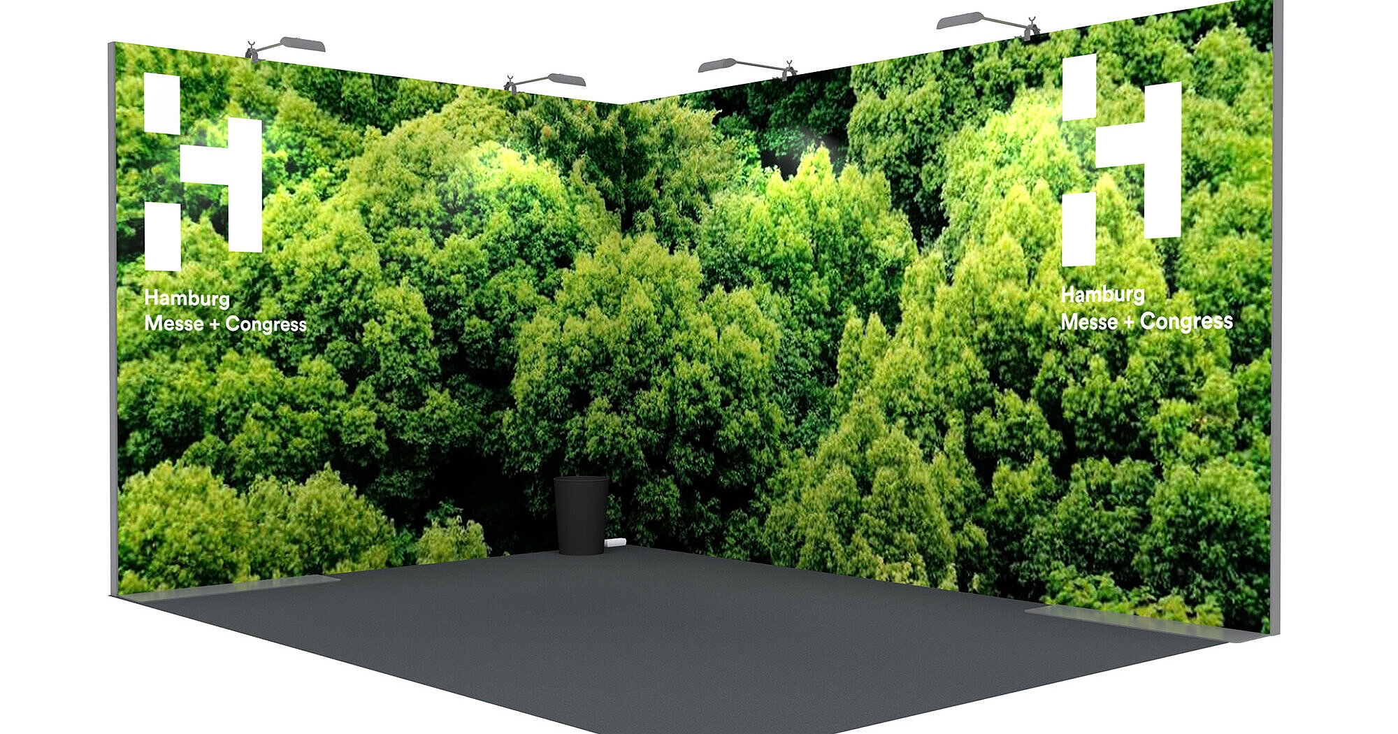 Sustainable stand construction with recycled material | ECO - Hamburg ...