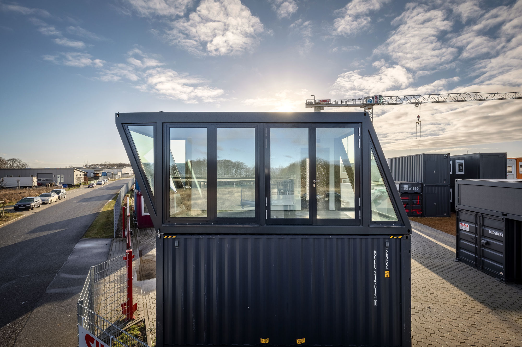 Stand construction | Event container Scube - Hamburg Messe und Congress